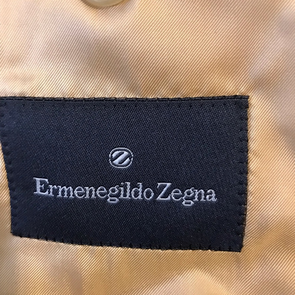 Ermenegildo Zengna Mens 3 Button Blazer - Gem